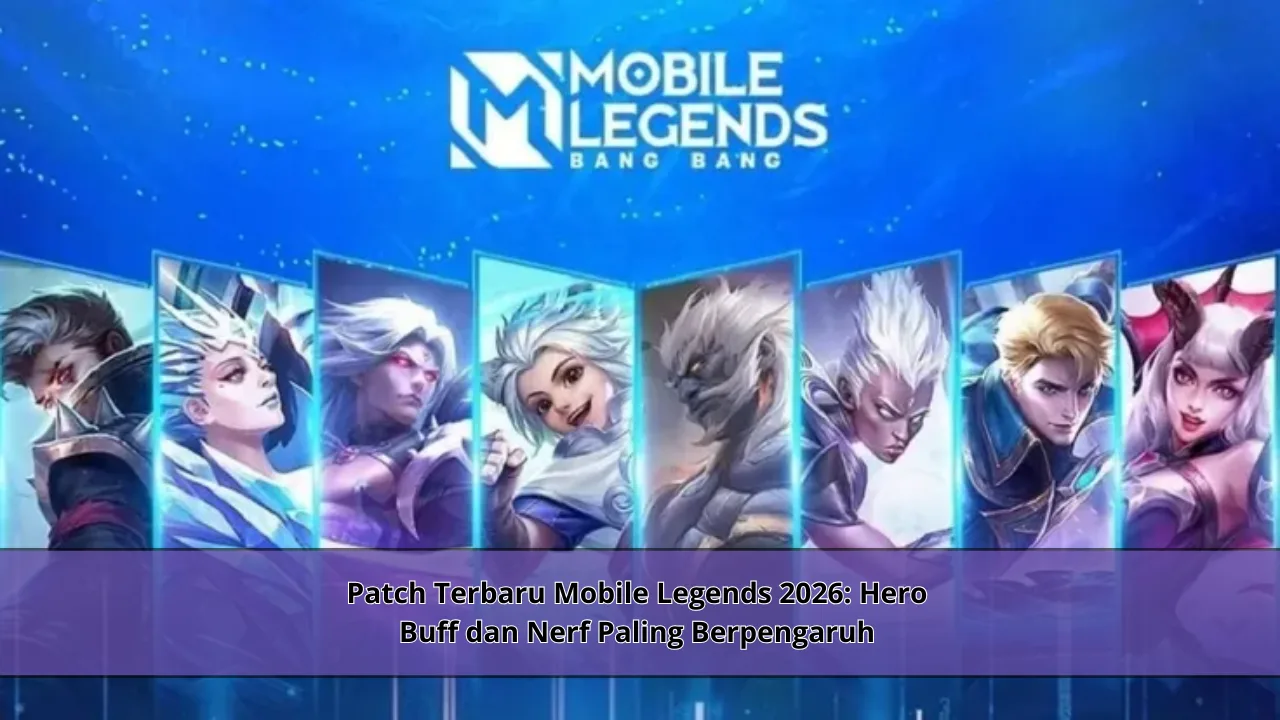Patch Terbaru Mobile Legends 2026: Hero Buff dan Nerf Paling Berpengaruh